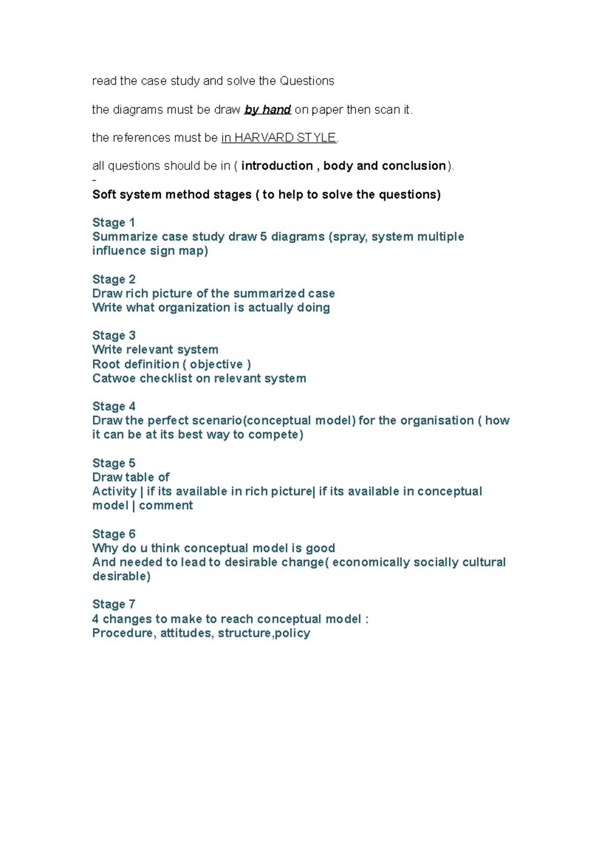 Managing complexity - read the case study and solve the Questions the ...