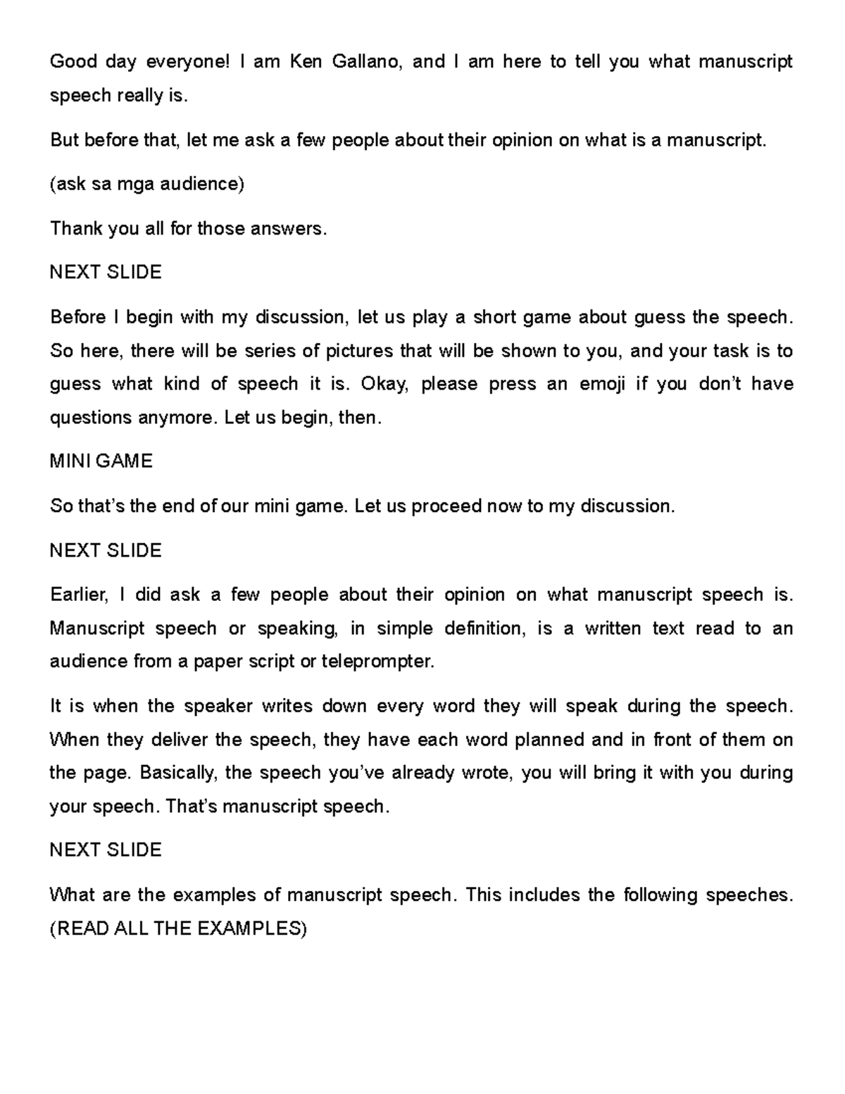 Purcom KEN - Good day everyone! I am Ken Gallano, and I am here to tell ...