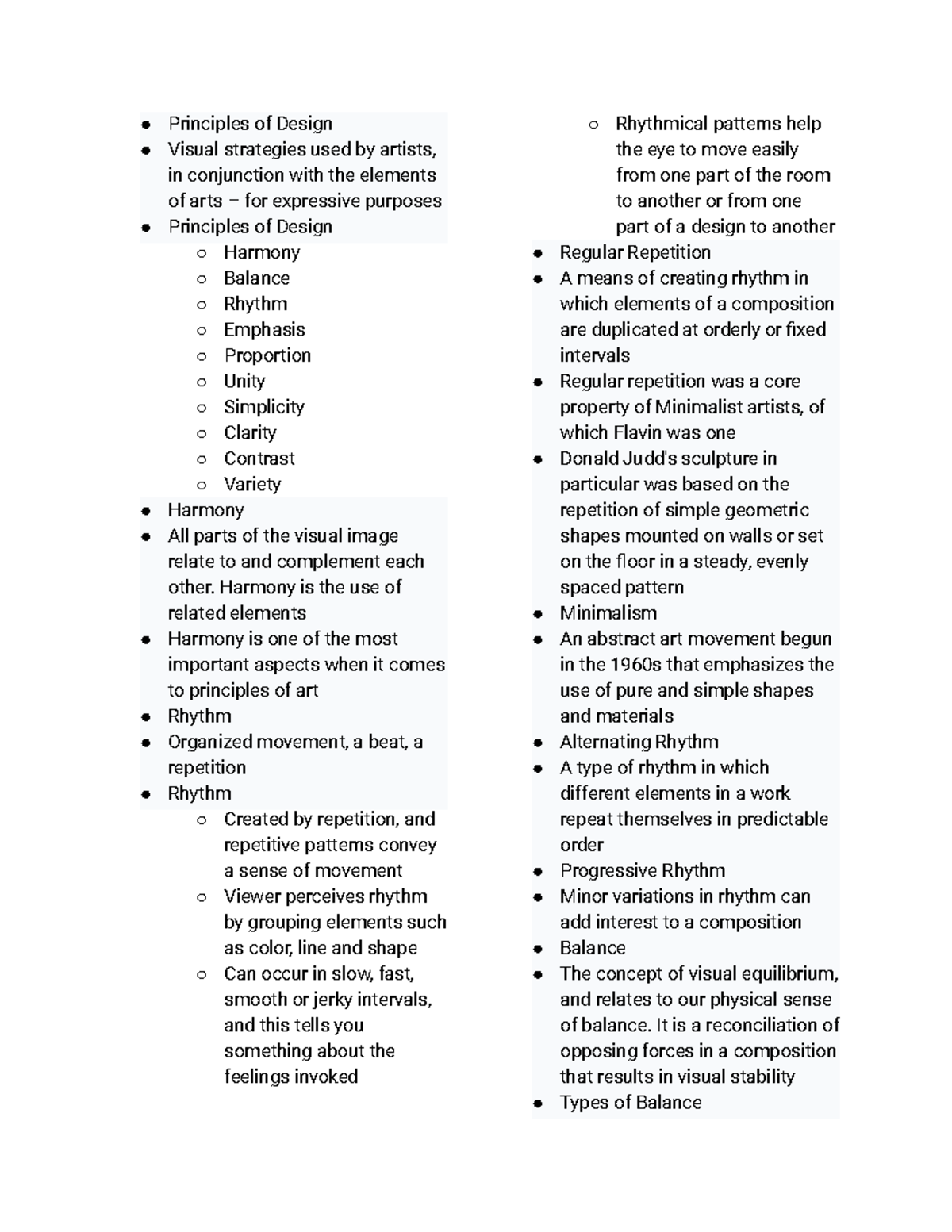 Untitled document - Google Docs - Principles of Design Visual ...