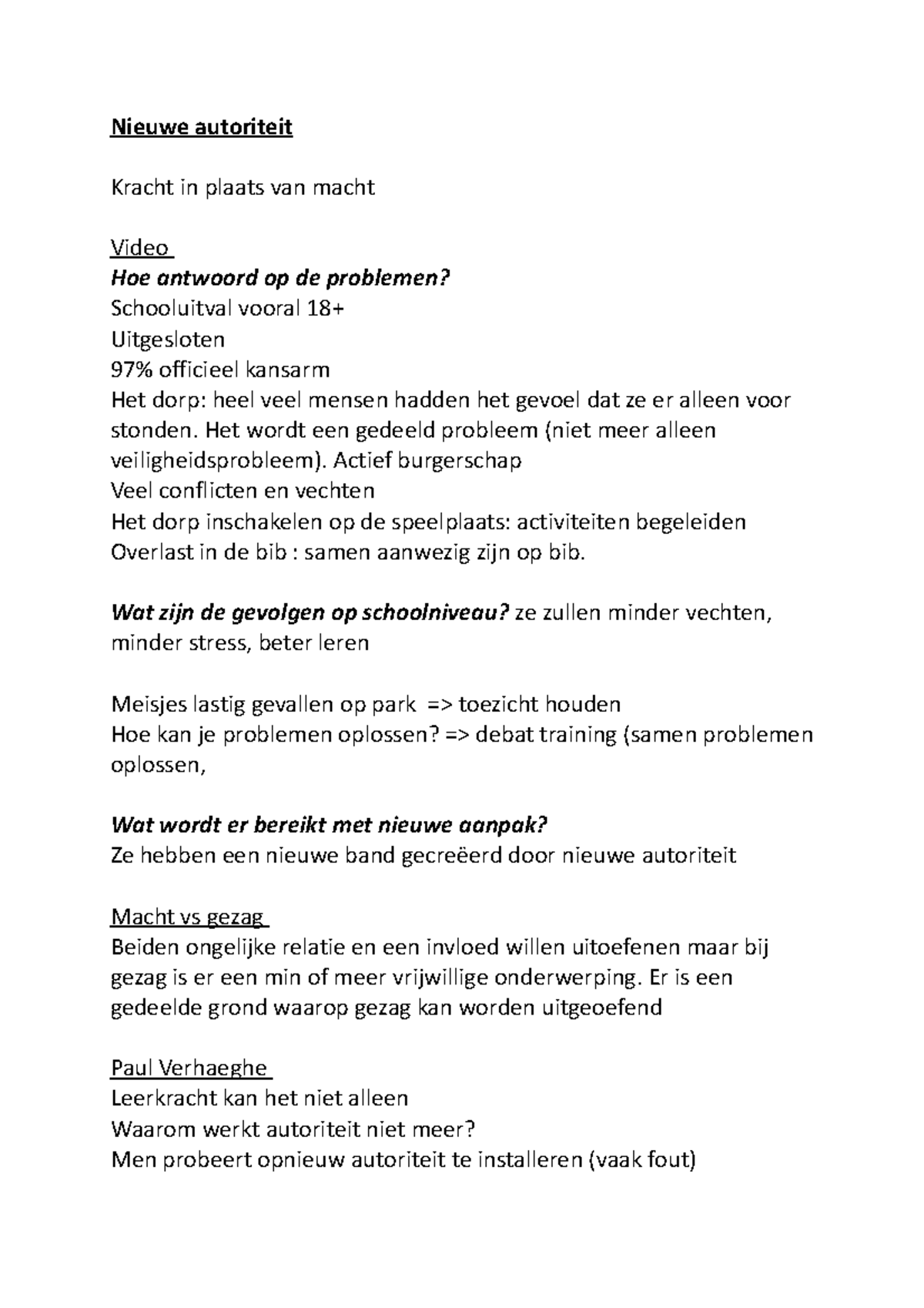 Nieuwe autoriteit - Nieuwe autoriteit Kracht in plaats van macht Video ...