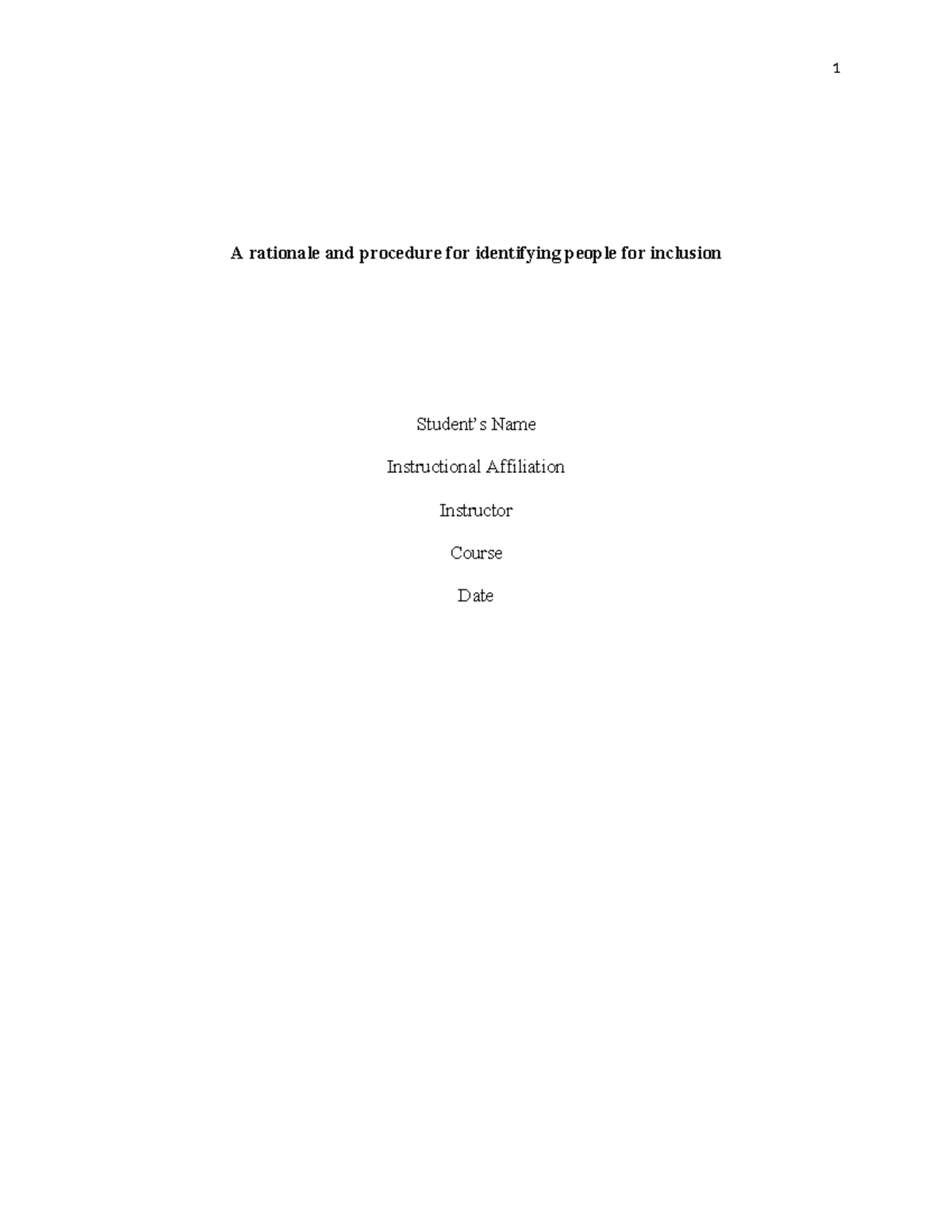 5549860 Rationale - A rationale and procedure for identifying people ...