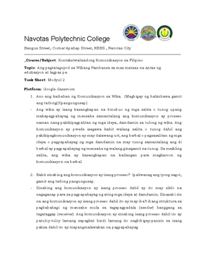 Scope and Delimitation Lesson Plan - DAILY LESSON PLAN School Navotas ...