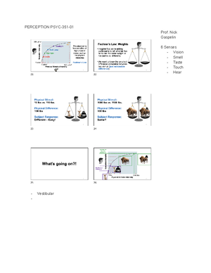 Perception Test 2 - review for test 2 - Chapter 6 Pt 1: Monocular Depth ...