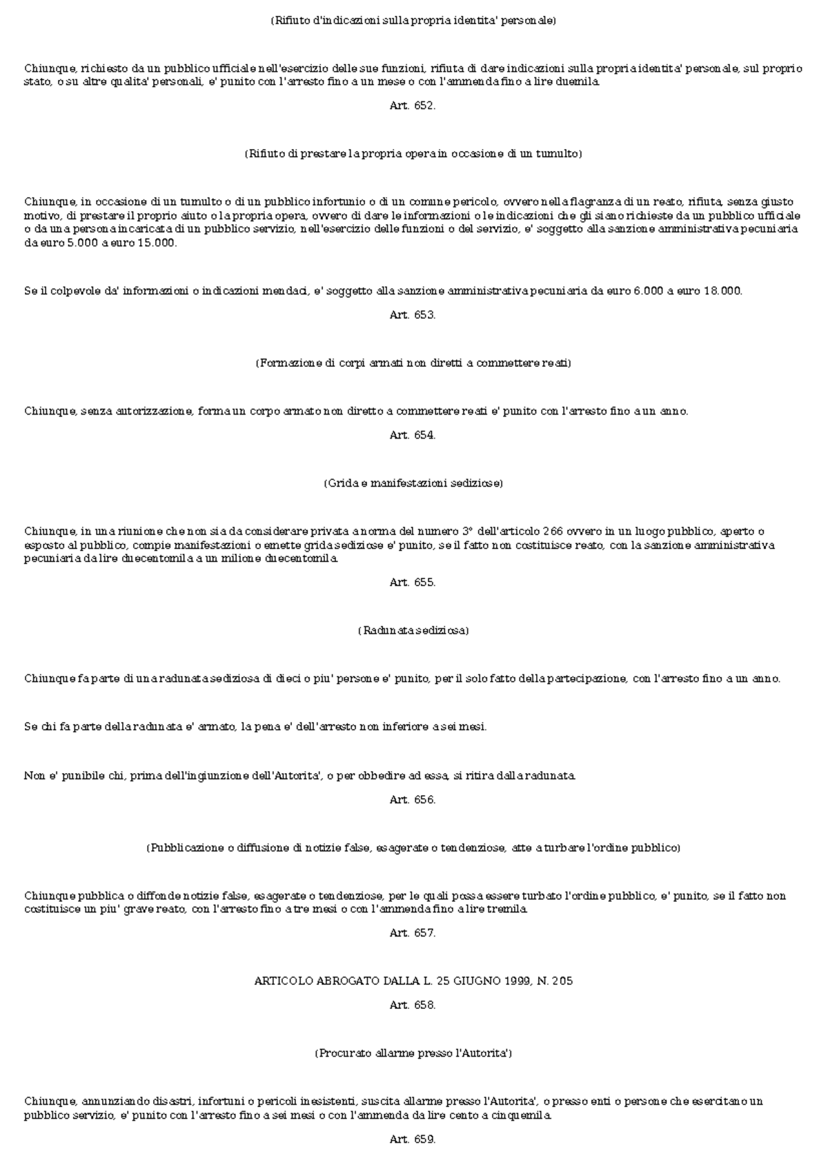 Diritto penale - jhbfvydctgdtdg ghffj - (Rifiuto d'indicazioni sulla ...