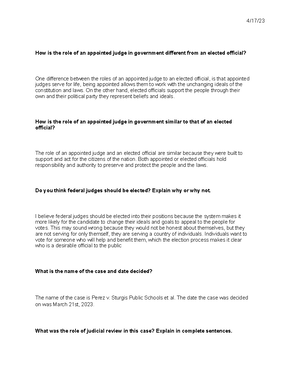 Policy Evaluation - Human rights and their policies in law. - 4/30/ 04 Foreign Policy ...