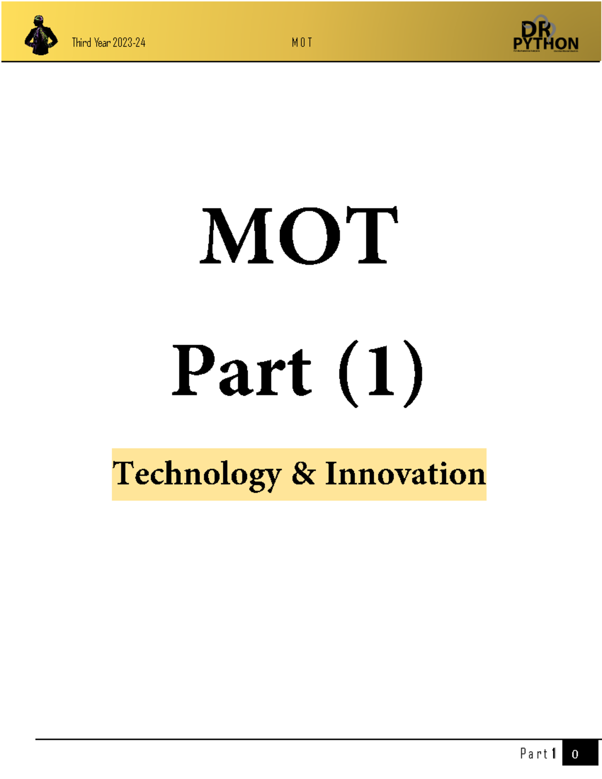 MOT 1 - mot - Technology - New technologies that evolved from the ...