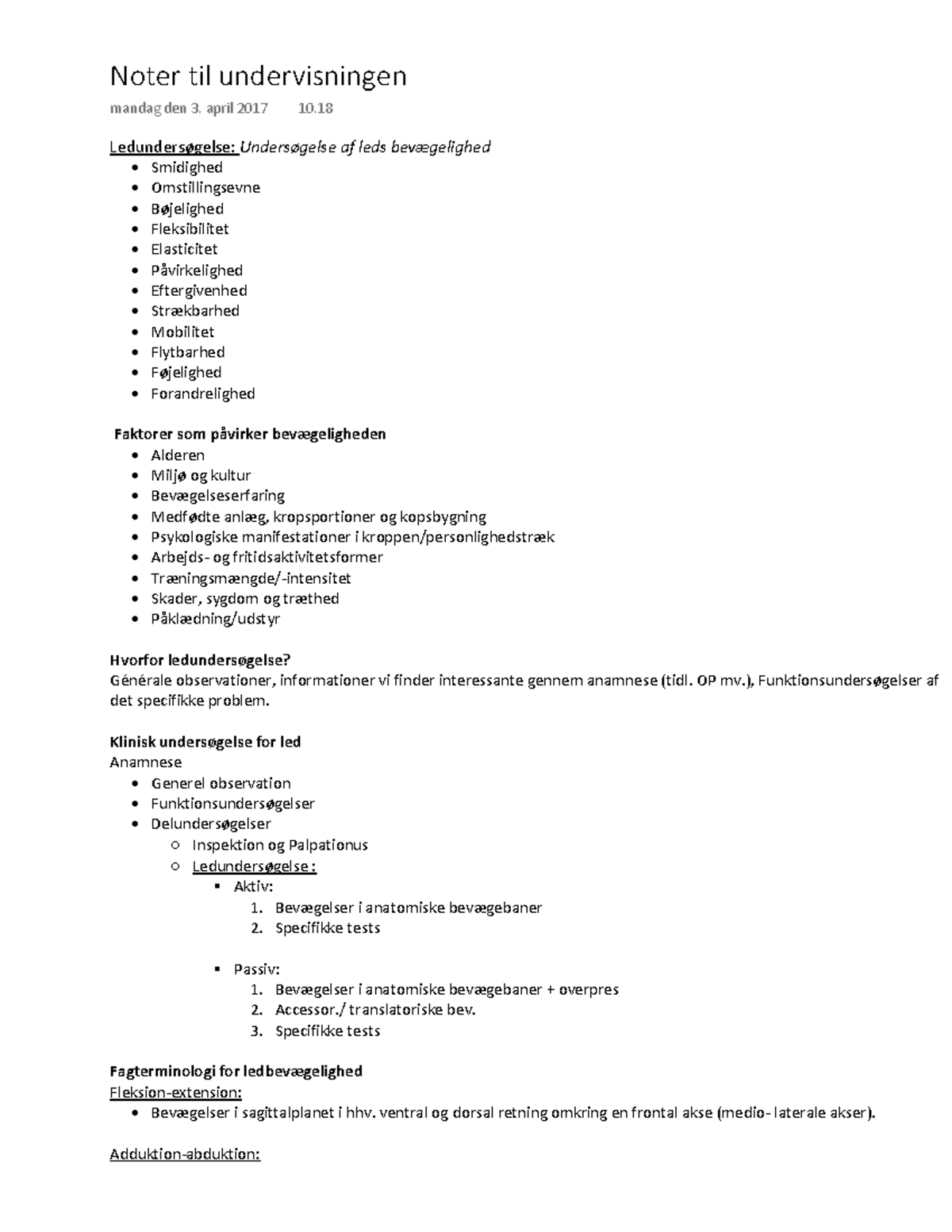 Teori og metode - Ledundersøgelse (undervisning) - Warning: TT: undefined function: 32 - Studocu