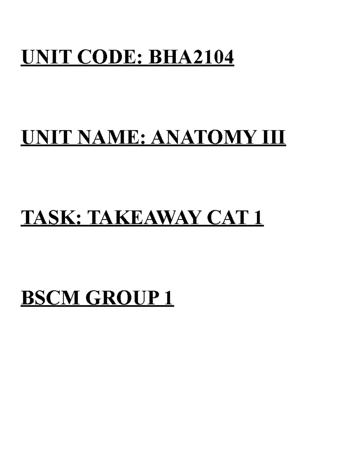 BSCM Group 1 Anatomy III Assignment THE Palate - UNIT CODE: BHA UNIT ...