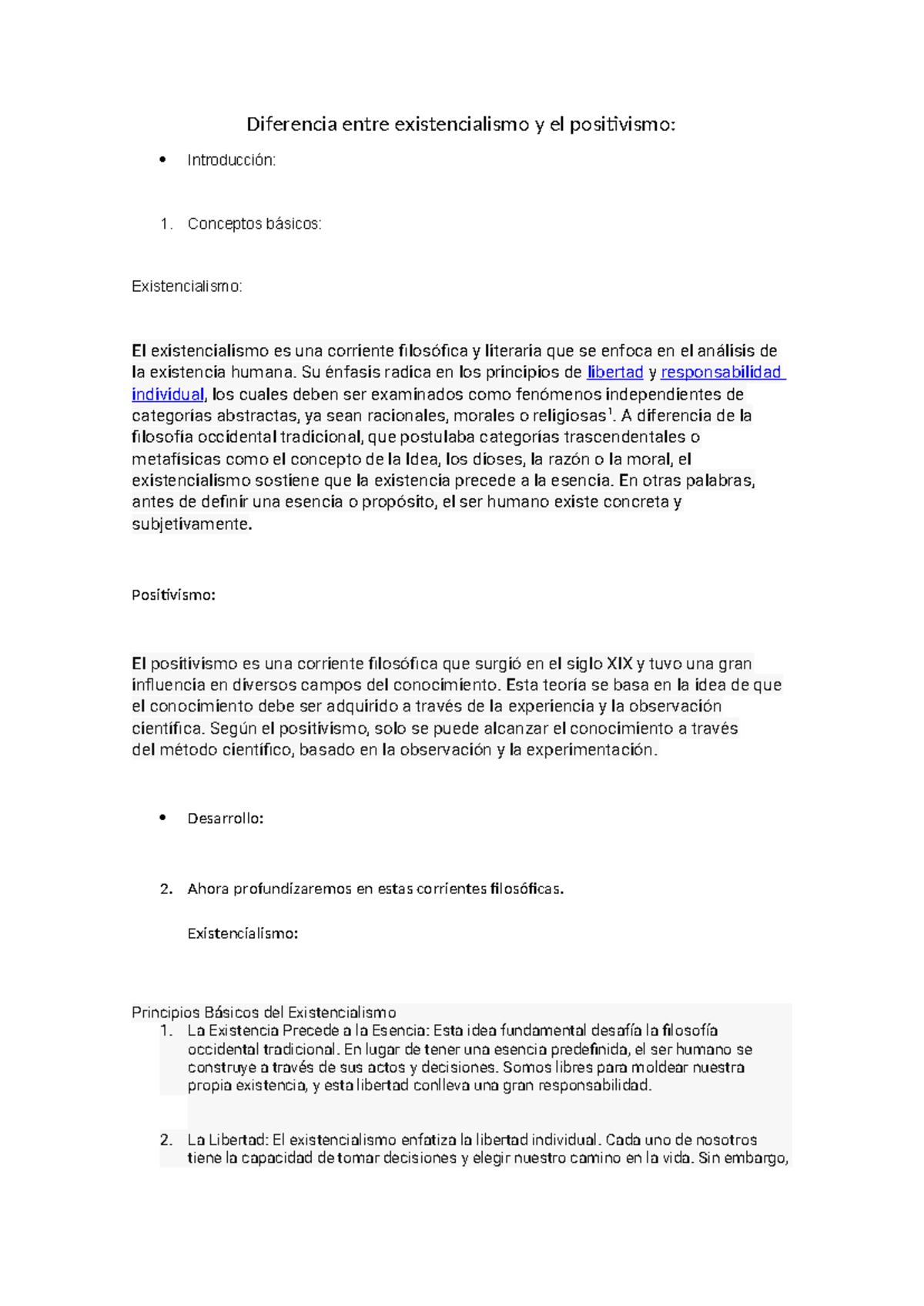 Diferencia existencialismo entre positivismo - Diferencia entre ...