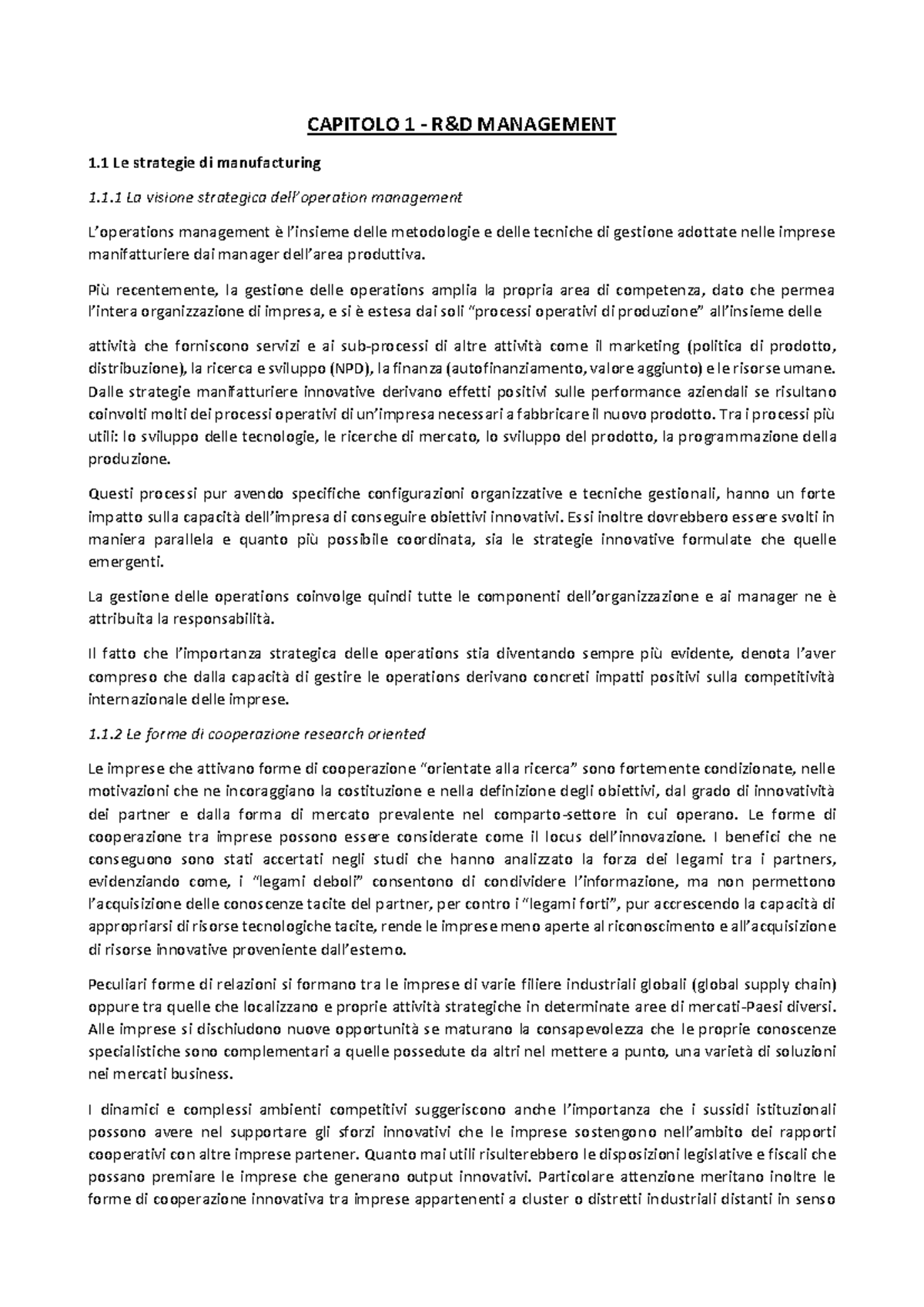 Strategie d'impresa - Riassunto del libro - Warning: TT: undefined function: 32 Warning: TT ...