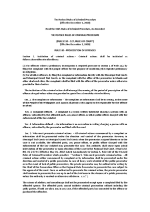 Special Civil Action Lecture Notes - I. SPECIAL CIVIL ACTIONS (Rules 62 ...