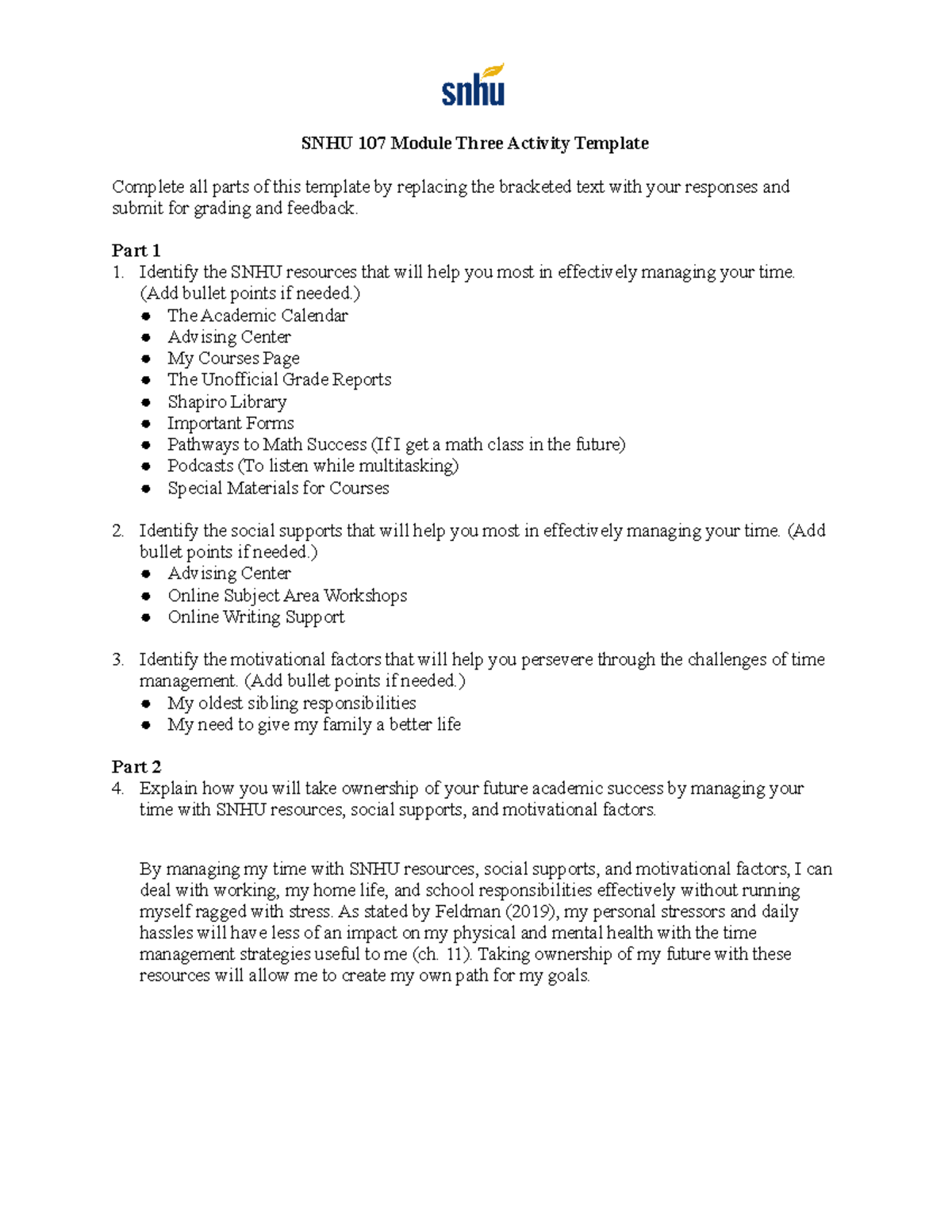 SNHU 107 - Module 3 - JG - Now that you’ve worked on creating a simple ...