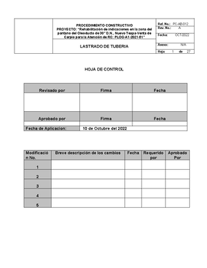 Ficha tecnic de RAM 100 - NORMAS Y CONTROL DE CALIDAD APLICACION DE ...