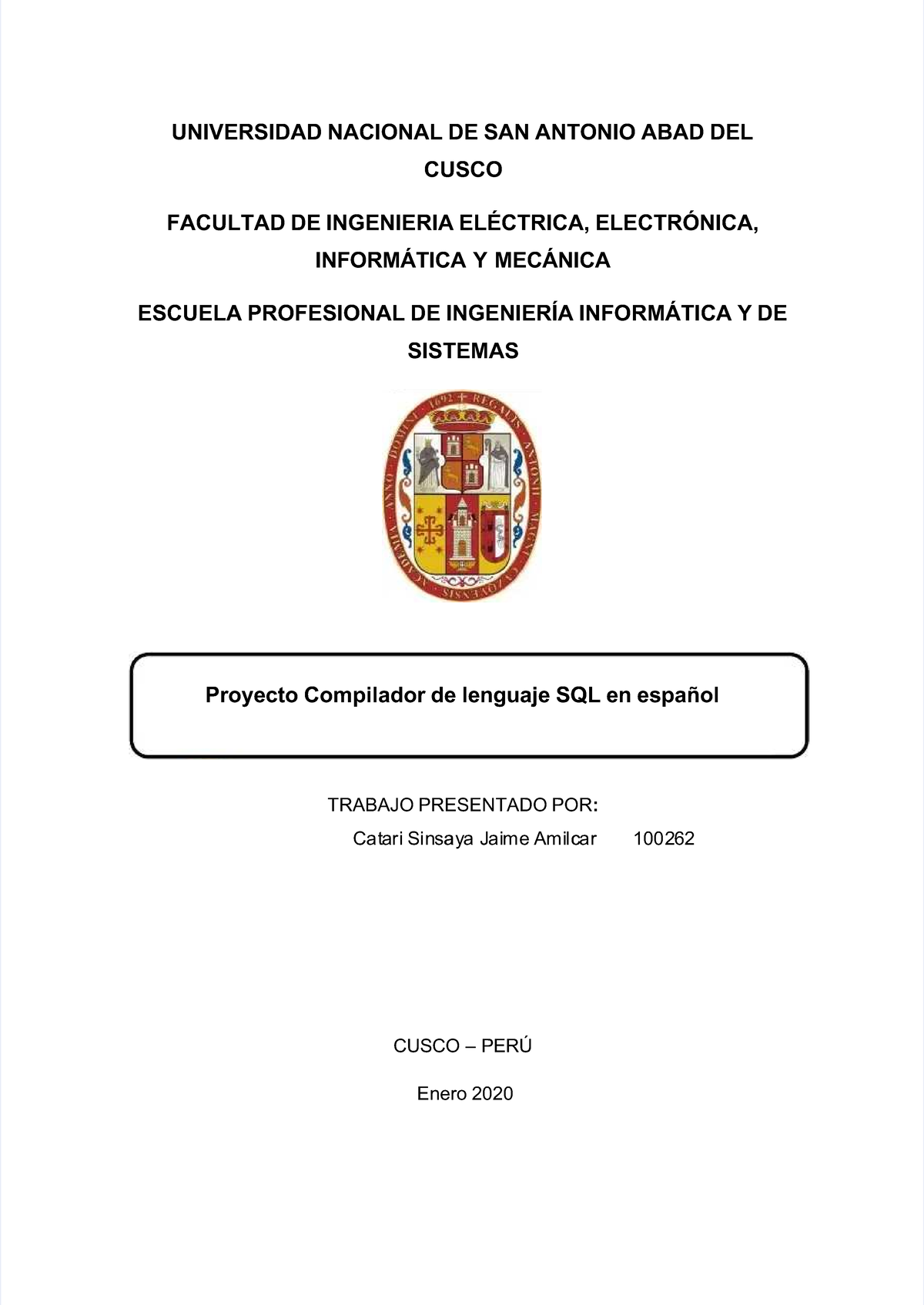 Pdf-proyecto-final-compiladores-iii compress - [I@WK_Q@DBD IBA@NIBC DK QBI BITNI@N BOBD - Studocu