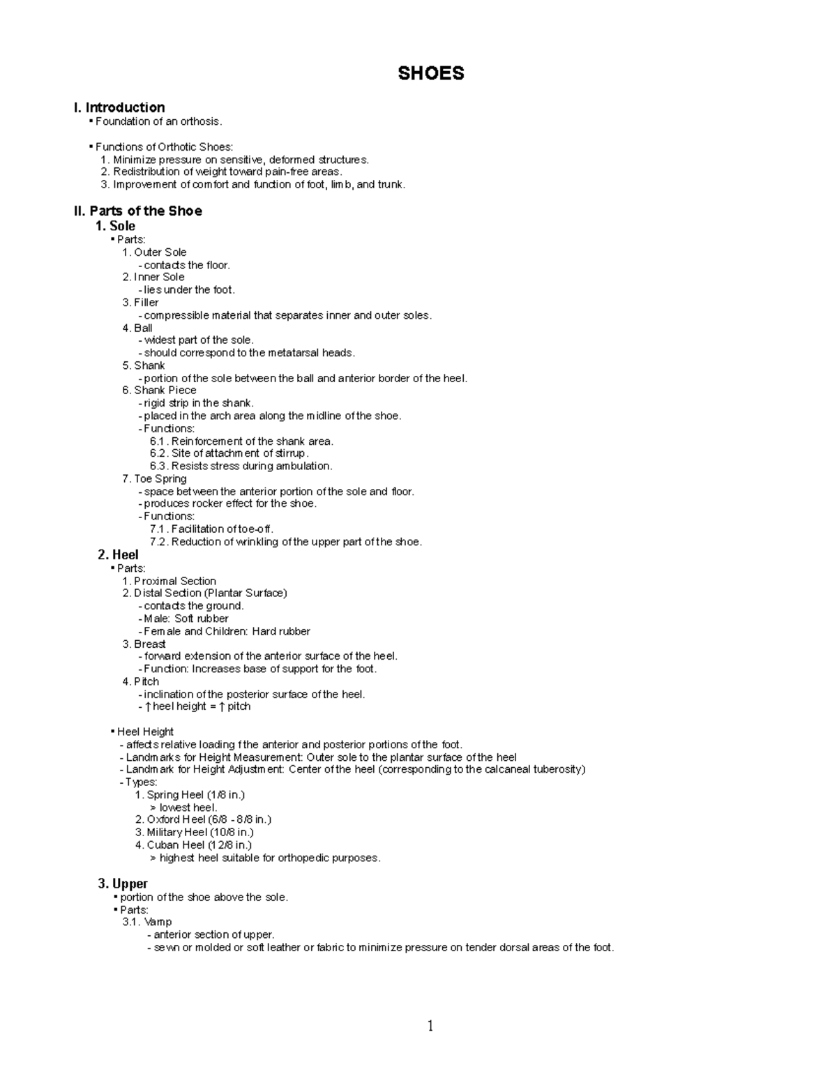 1 - Shoes sHOE mODIFICATION - Bachelor of Scince in Business ...