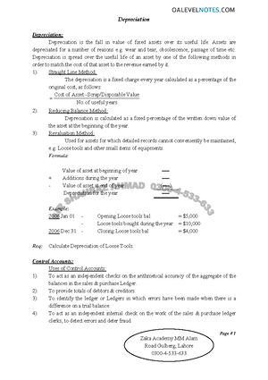 A Level Accounting Notes AS Accounting Unit 2 Revision - Bought to you ...
