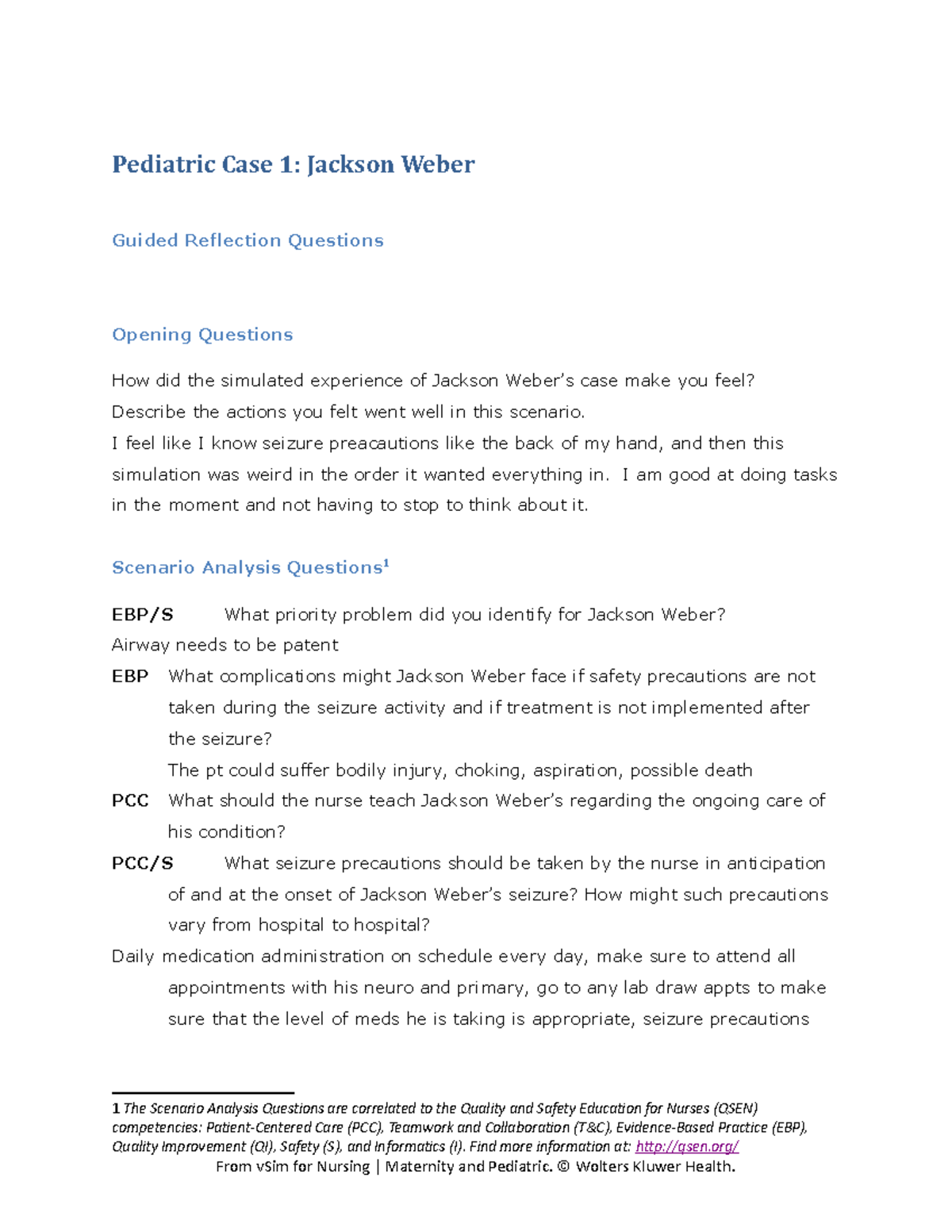 Vsim jackson weber guided reflection - Pediatric Case 1: Jackson Weber ...