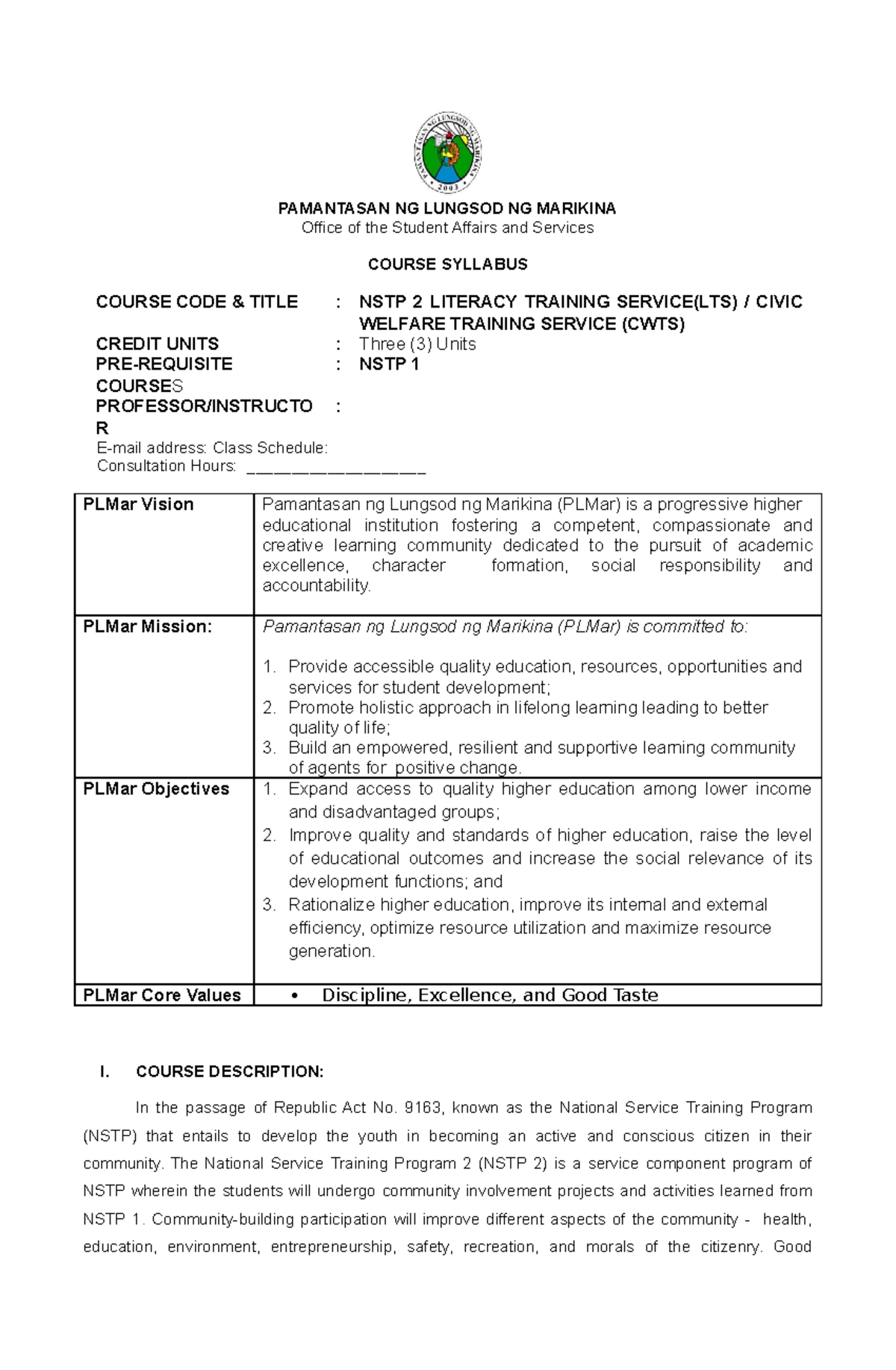 NSTP-2-Syllabus Plmar-1.abcdefghijklmnnnopqrstuHey, I was doing just ...