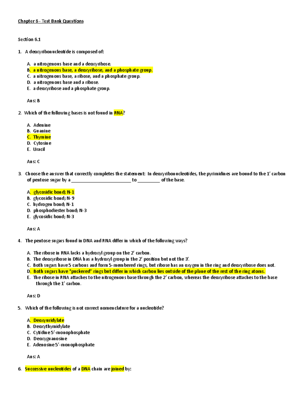 Sample/practice exam 15 November 2019, questions and answers - Chapter ...