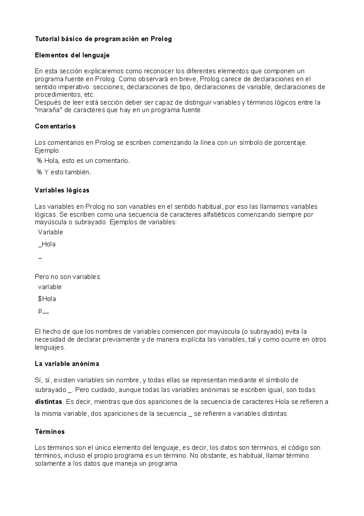 Tutorial de Prolog - Tutorial básico de programación en Prolog ...