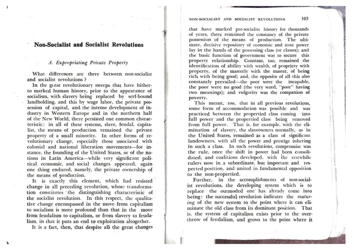 Revolution-Non Socialist & Socialist- converted - political science ...