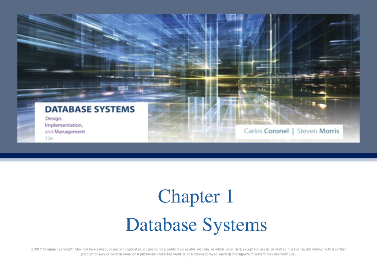 chapter1 of scoa031 - ©2017 Cengage Learning®. May not be scanned ...