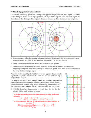 Written HW Week 11-14 - Physics 132 – Spring 2023 Written Homework ...