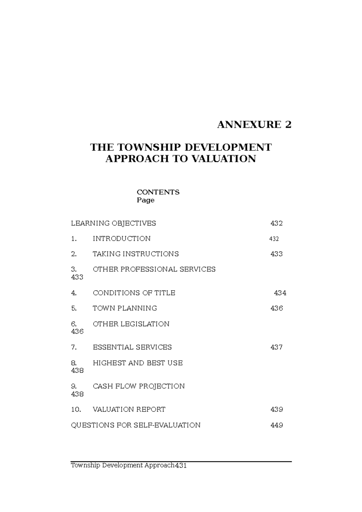 Township development approach - ANNEXURE 2 THE TOWNSHIP DEVELOPMENT ...