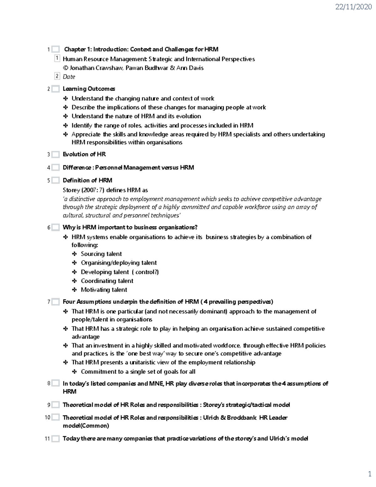 Chp 1 Introduction HRM 2008 18 - 1 Chapter 1: Introduction: Context and ...