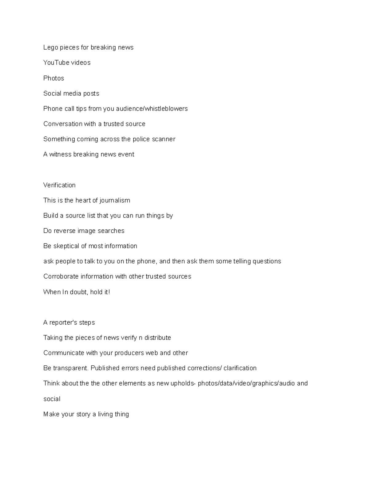 Digital Storytelling Basics - Lego pieces for breaking news YouTube ...