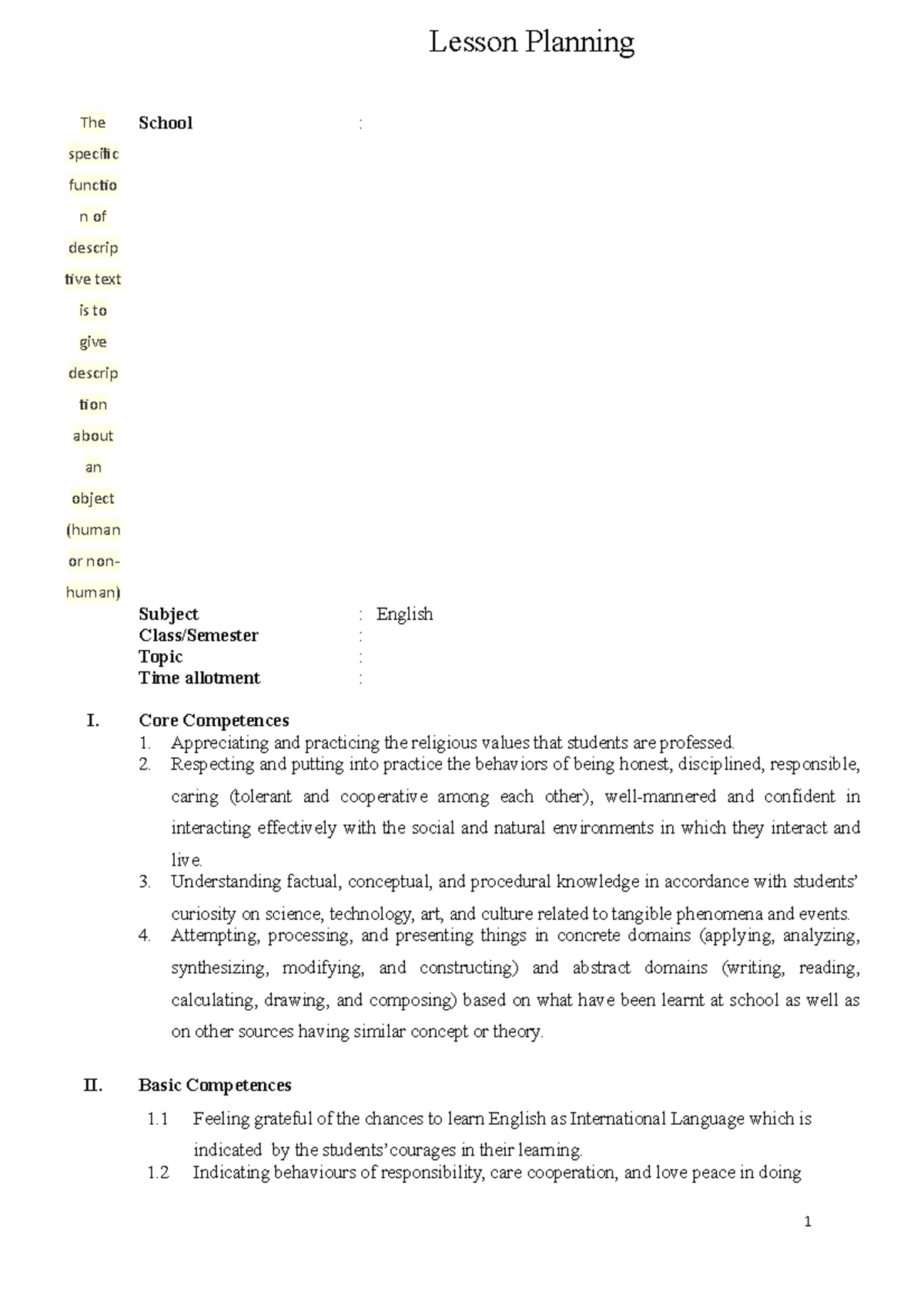 25695 RPP-Sample - rpp - The specific functio n of descrip tive text is ...