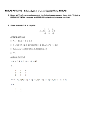 Activity 2 Applications of System of Linear Equations - Math & Physics ...