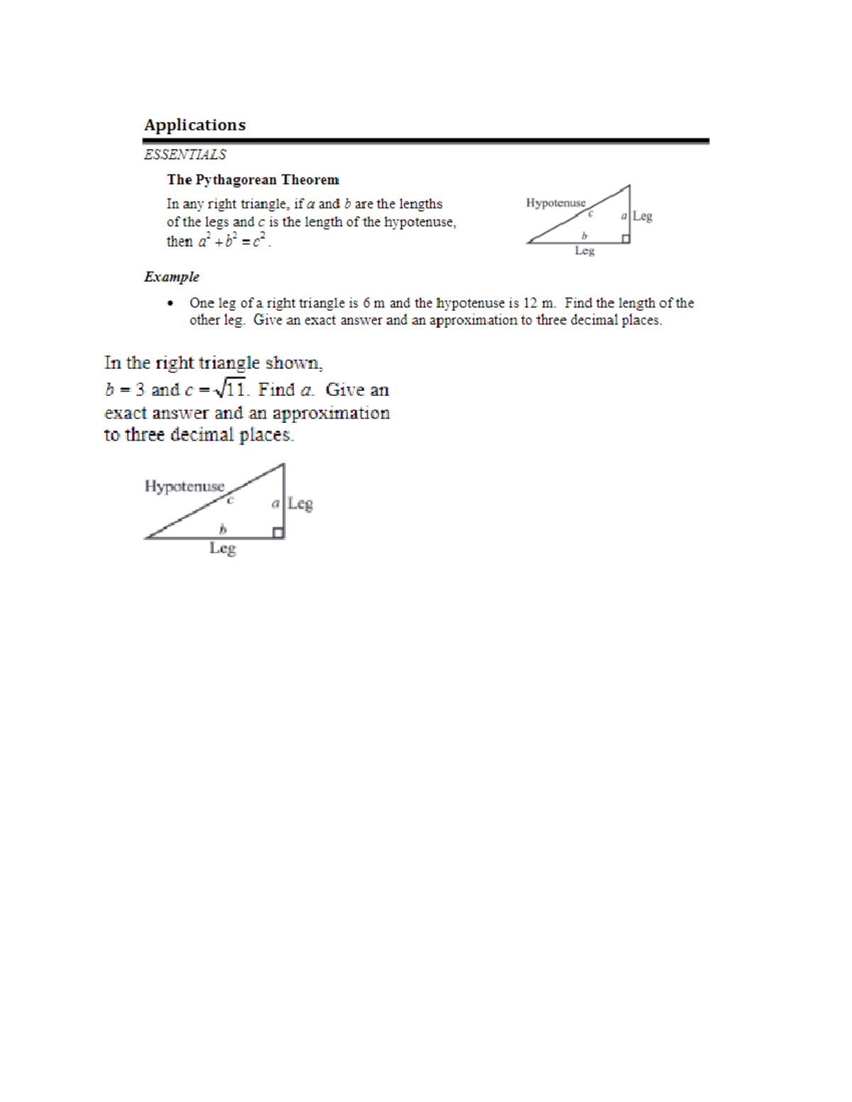 6.7 applications of radical equations - MATH 1040 - Studocu
