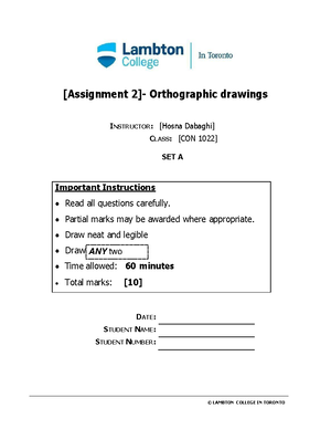 Week 1 Module 1 1013 - Basic Blueprint reading and drafting notes ...