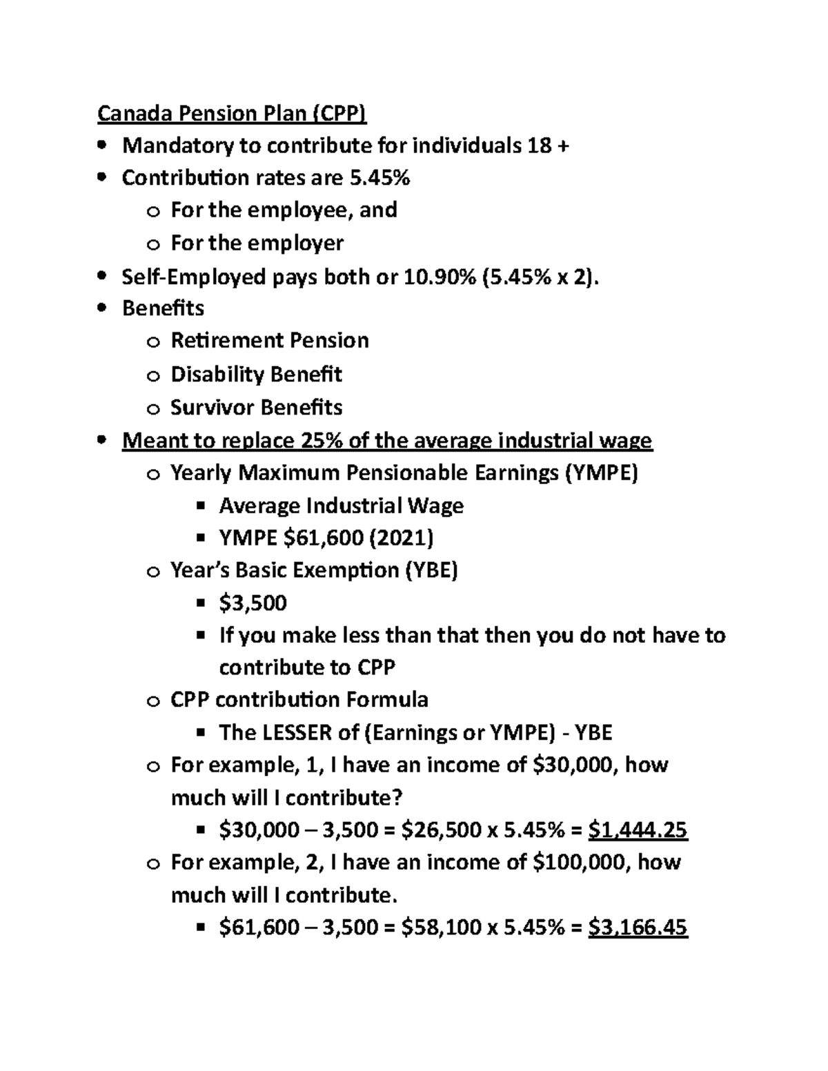 Retirement Planning Class Lecture Notes Chapter 3 CPP Canada retirement-planning-class-lecture-notes-chapter-3-cpp-canada
