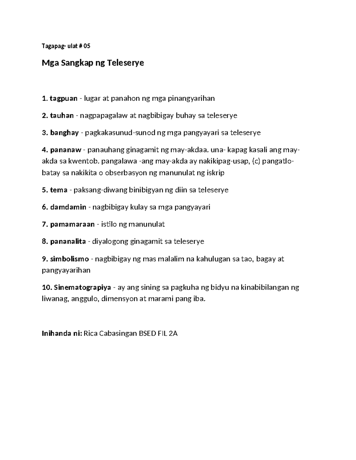 Mga-Sangkap-ng-Teleserye - Tagapag- ulat # 05 Mga Sangkap ng Teleserye ...