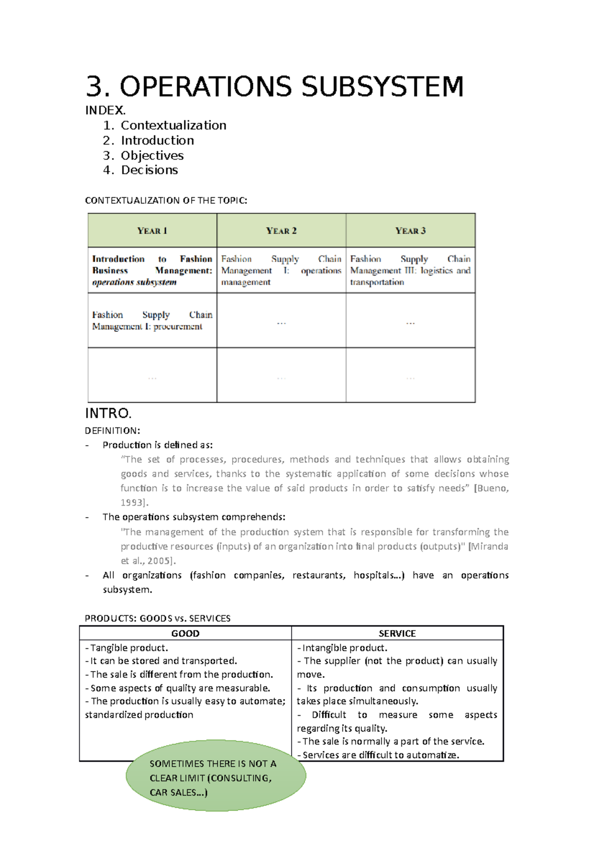 Tema 3. Operations Subsystem - 3. OPERATIONS SUBSYSTEM INDEX. 1 ...