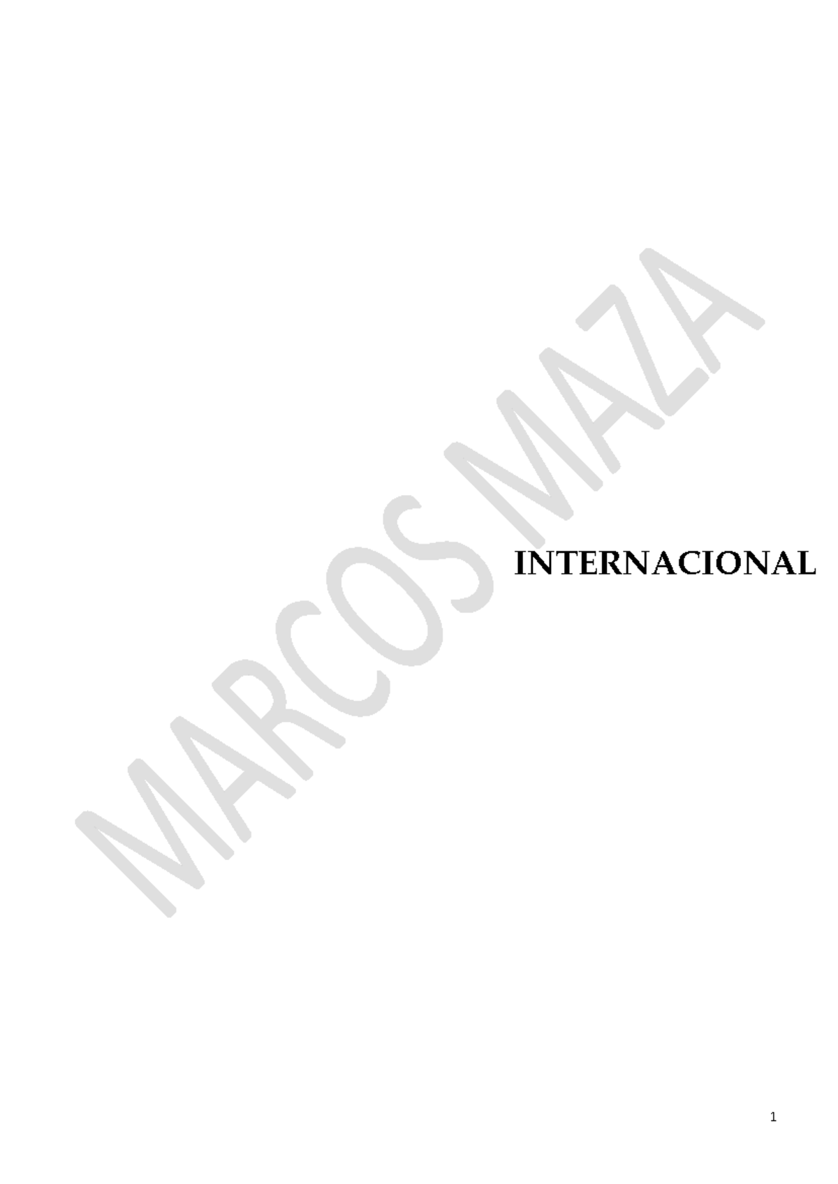 Resumen Internacional - MM - INTERNACIONAL DERECHO INTERNACIONAL UNIDAD ...