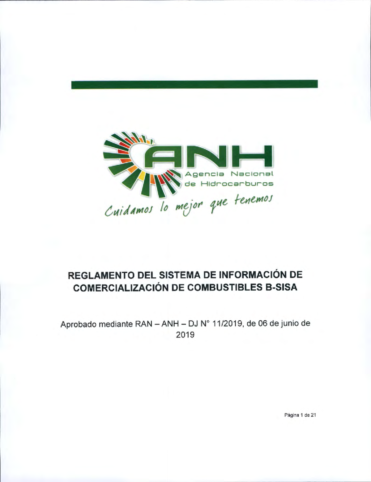 Requisitos- Bsisa - ANH Agencia Nacional de Hidrocarburos Cuidamos 10 ...