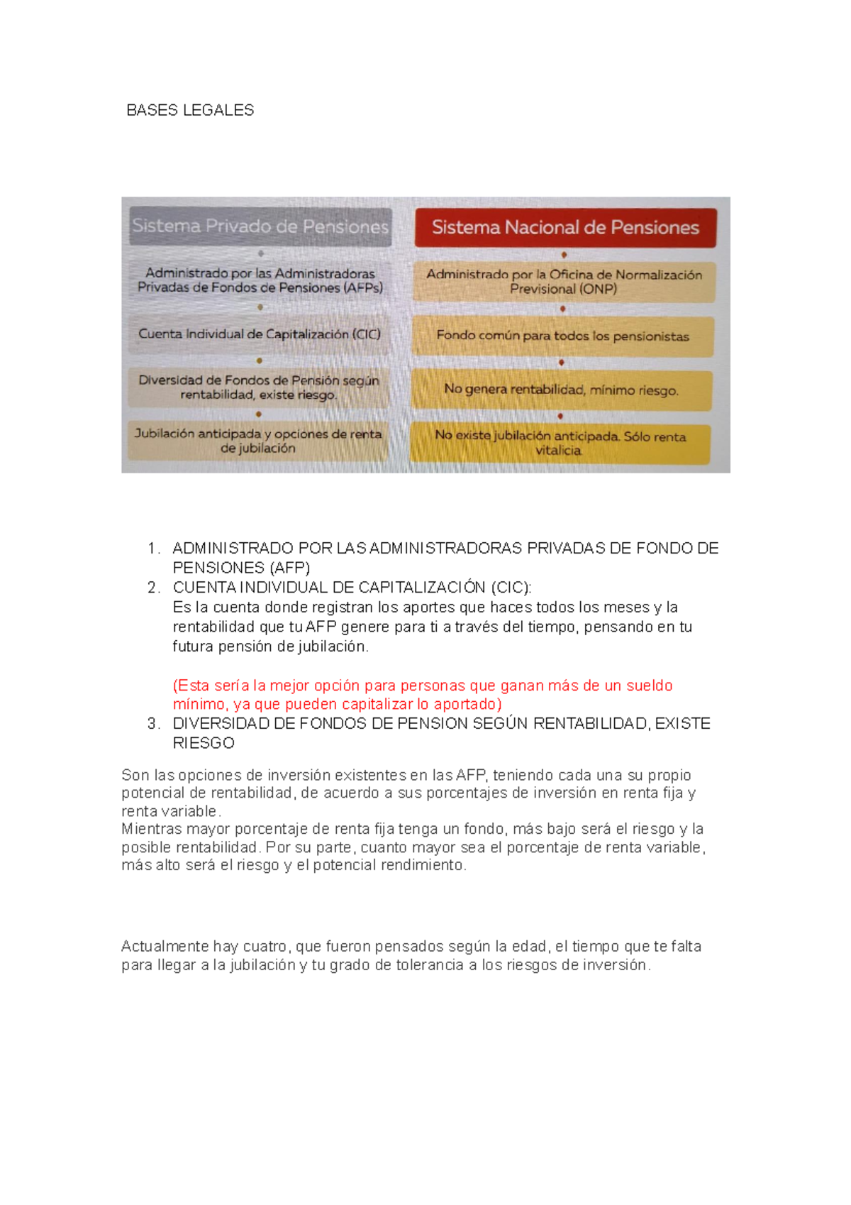 Bases legales practica - BASES LEGALES 1. ADMINISTRADO POR LAS ...