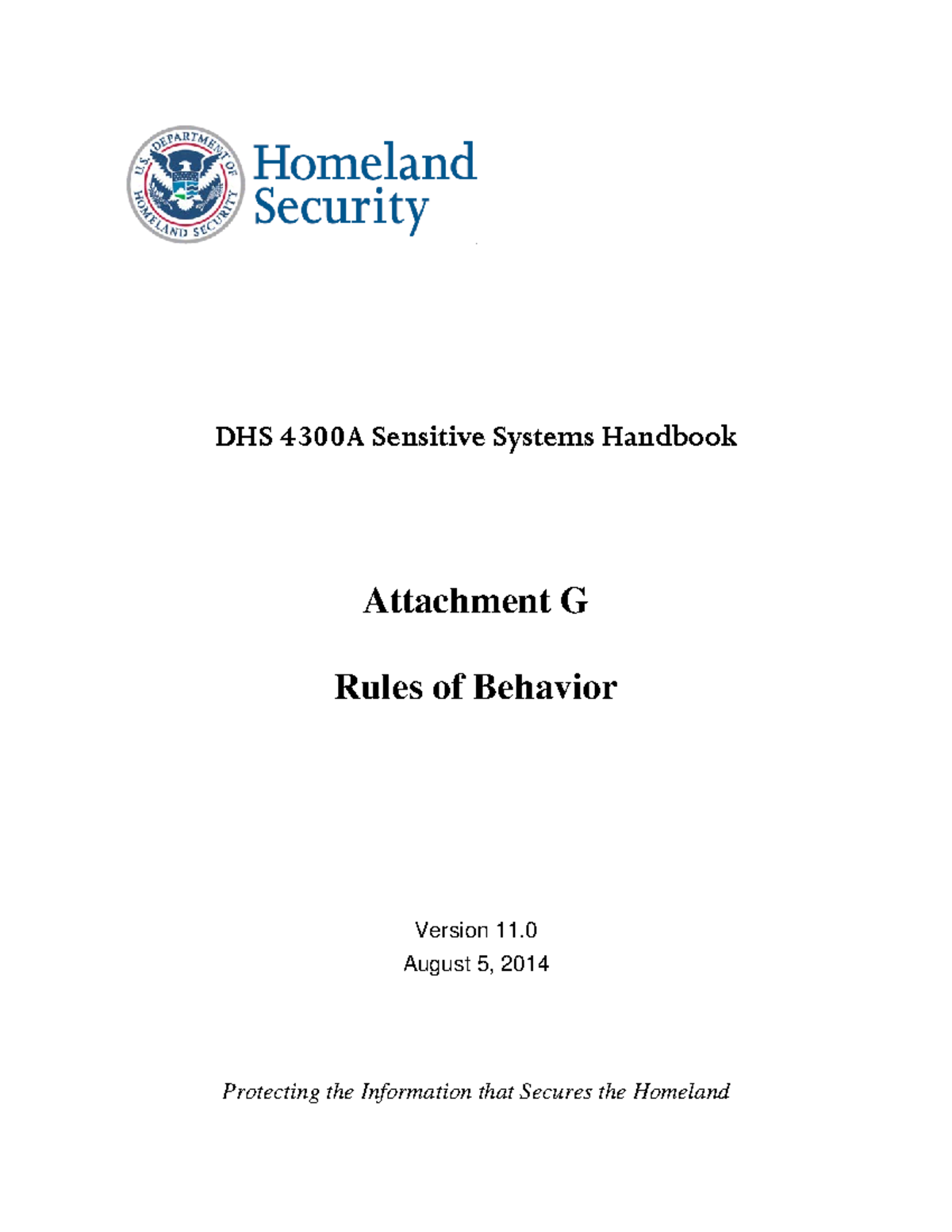 4300A-Handbook-Attachmentt-G-Rules-of-Behavior - DHS 4300A Sensitive ...