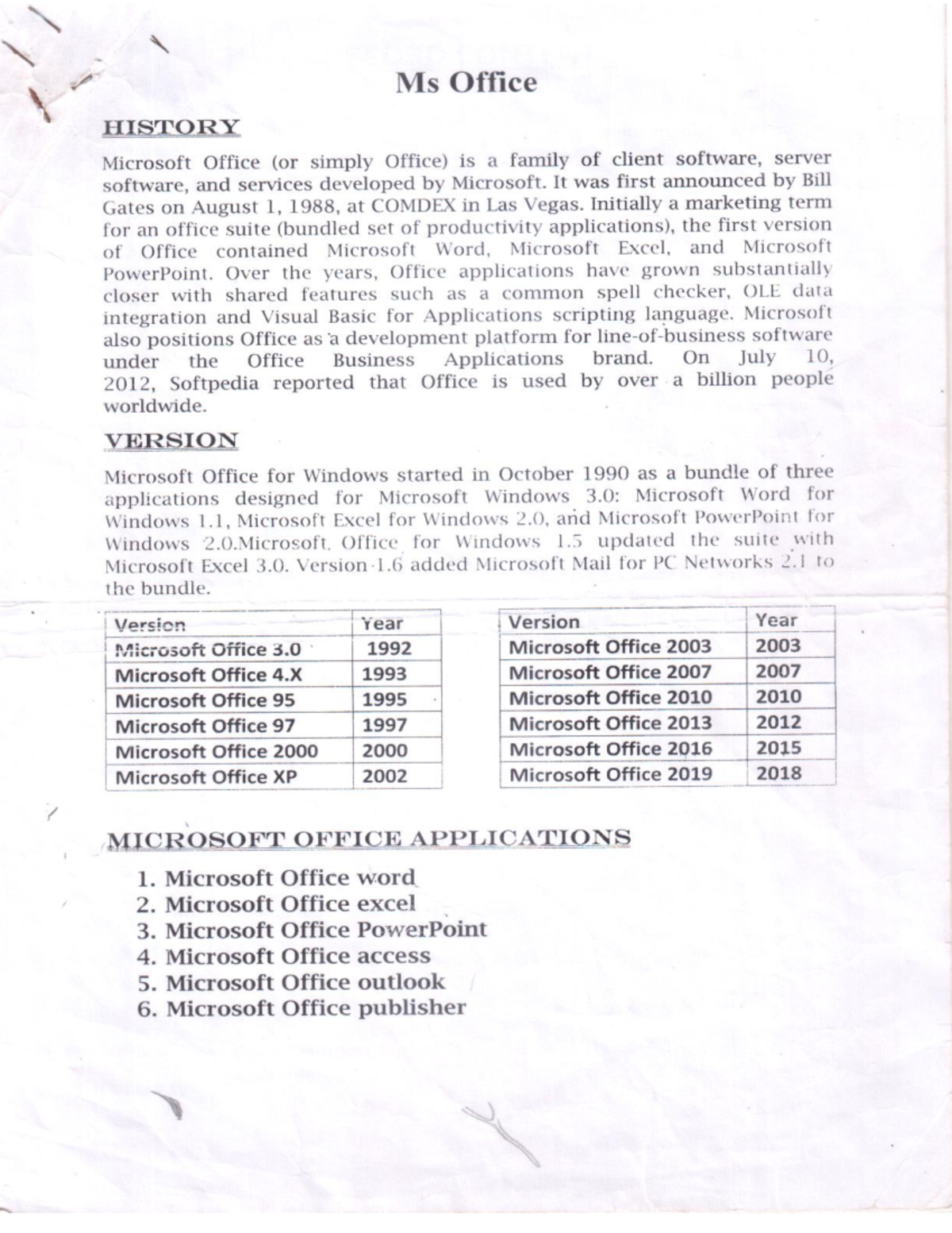 Record content 1 - Computer class4 - Studocu