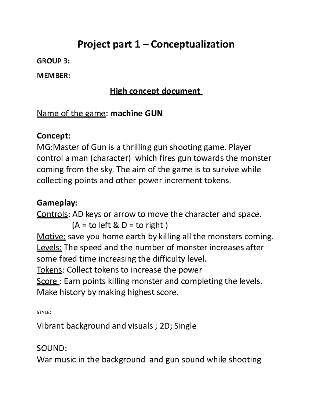 Project Conceptualization - Project part 1 – Conceptualization GROUP 3 ...