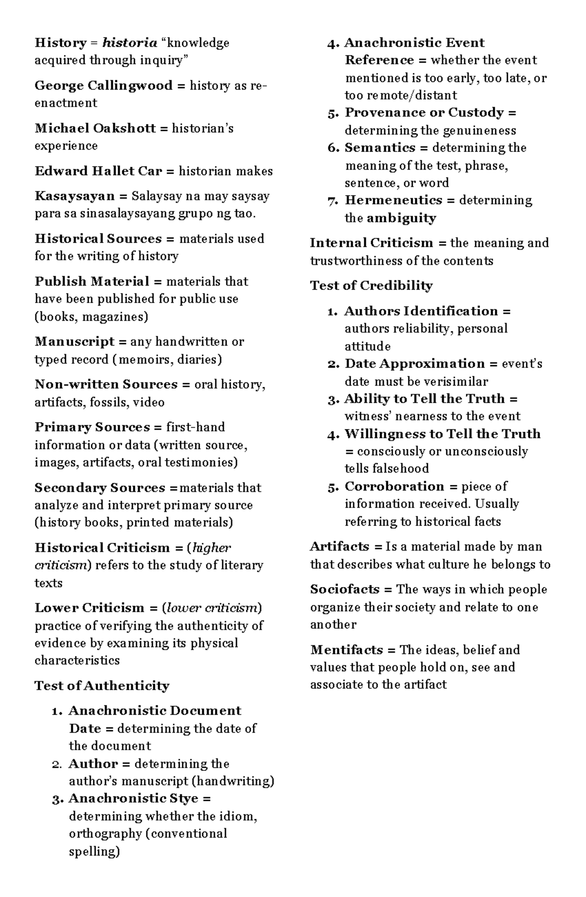 History-Reviewer - THE REVIEWER FOR THE RPH - History = historia ...