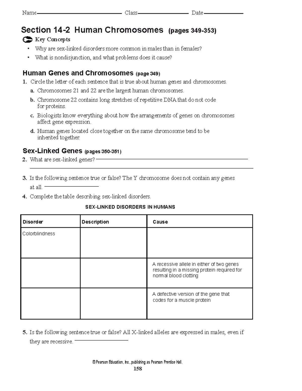 Brgs4142 Practice Materials Name Class Date Section 14 2 Human Brgs4142 Practice Materials Name Class Date Section 14 2 Human