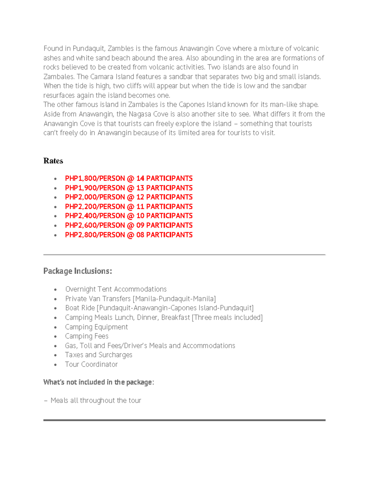 Travel tour management - BS tourism management - Studocu