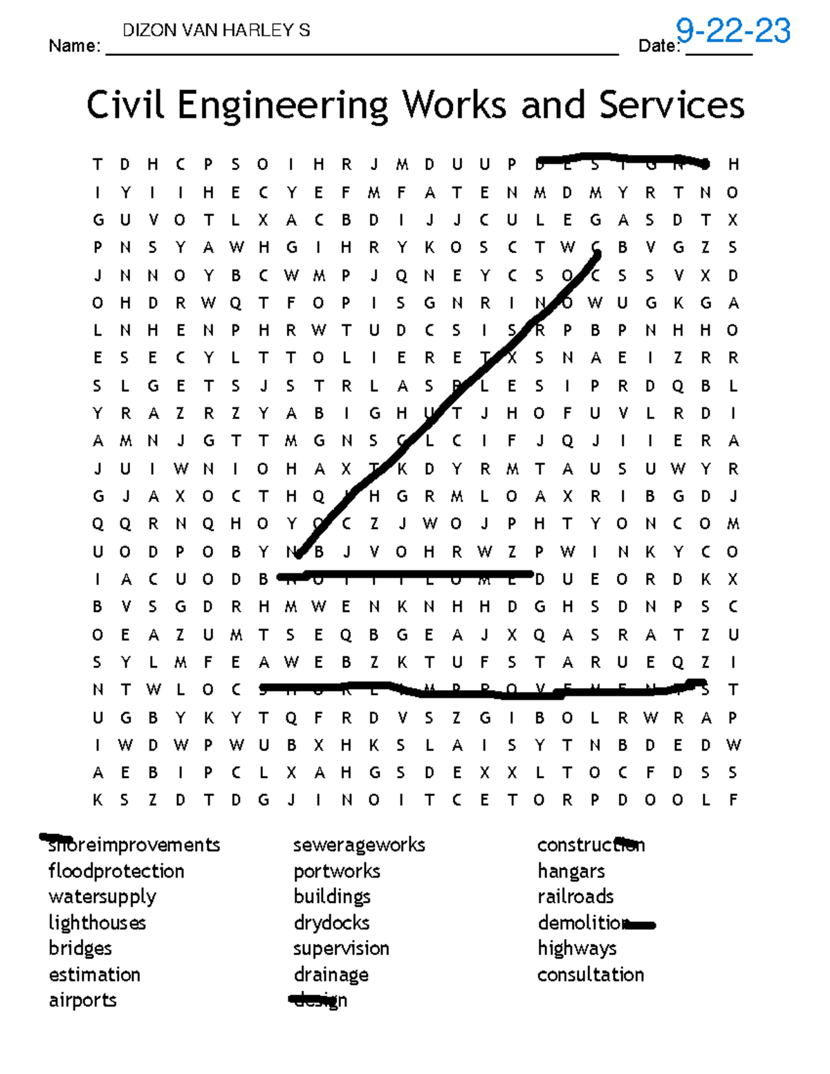 Civil Engineering Works and Serv -1537701259 edited - Name: - Studocu