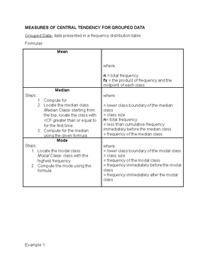 Frequency Distribution Table part 2 1 1 - FREQUENCY DISTRIBUTION TABLE ...