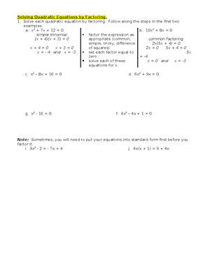 Zeros of quadratic functions using graphs - Algebra 1 8 Worksheet Name