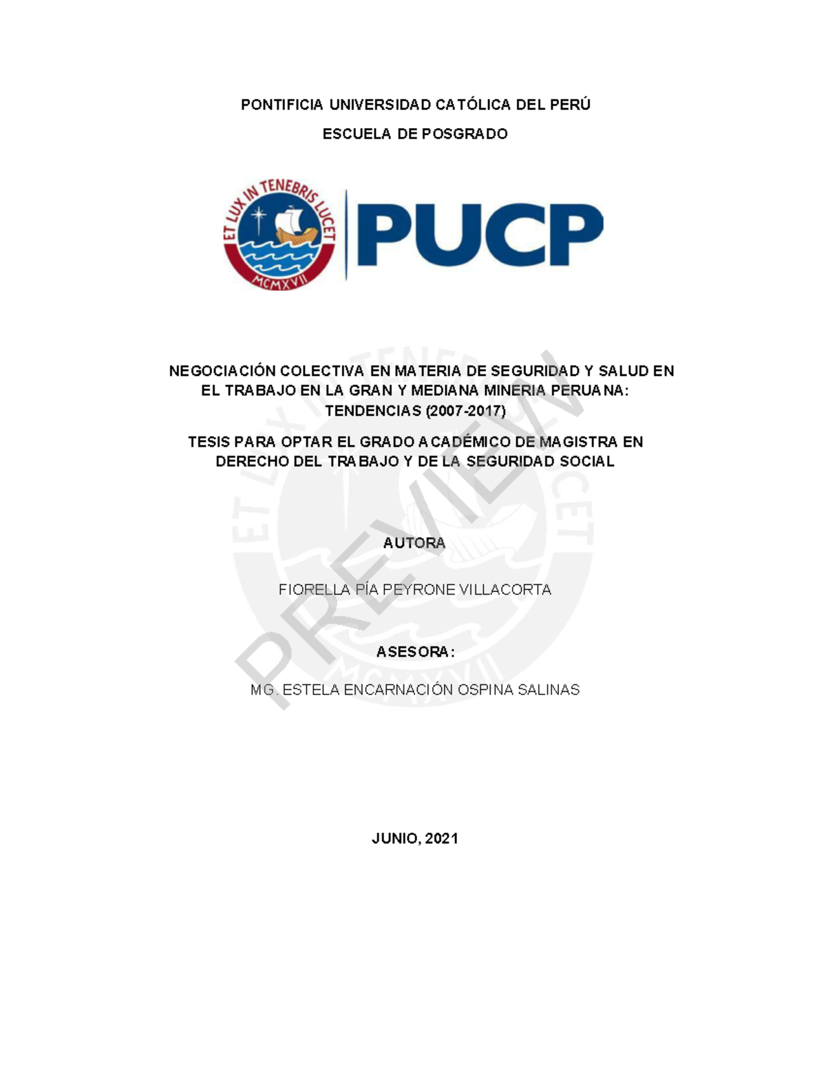 PUCP - sscscscs - PONTIFICIA UNIVERSIDAD CAT”LICA DEL PER⁄ ESCUELA DE POSGRADO NEGOCIACI”N ...